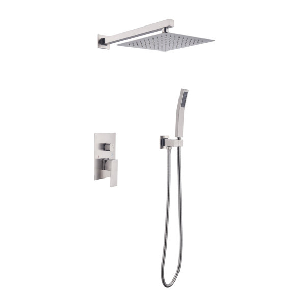 Interbath 10 Inch Shower Head Bathroom Luxury Rain Mixer Shower